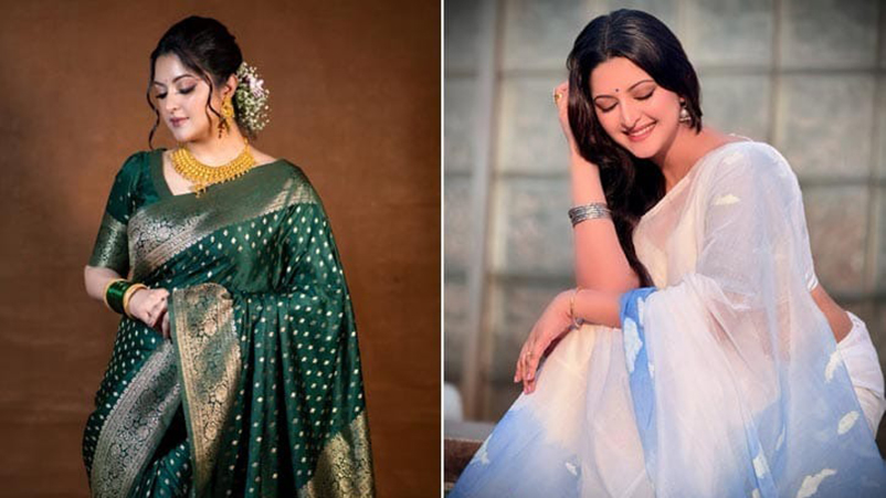 Pori Moni starts 30-day saree challenge